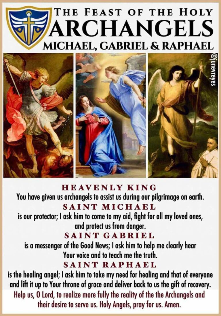 Prayers, Quips and Quotes: Feast of the Archangels, Feast Day September ...